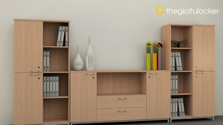 Tủ hồ sơ gỗ này sẽ giúp văn phòng của bạn trở nên "Sang, Xịn, Mịn"