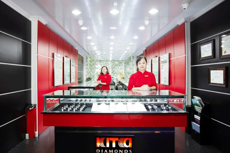 Tủ Locker ABS N4 Kèm Khóa Chìa Tại Công Ty Cổ Phần Kim Cương KITA