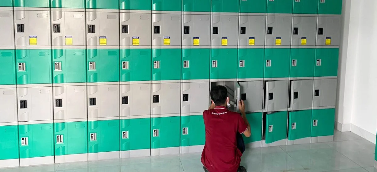 Dự án lắp đặt hệ thống tủ locker ABS kèm khóa số 3S tại Công Ty Cổ Phần ...